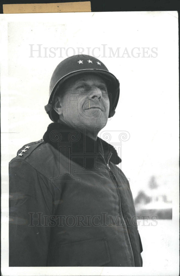 1945 Press Photo Lt gen Jacob L Devers Commands 6th Army Group On Sout ...