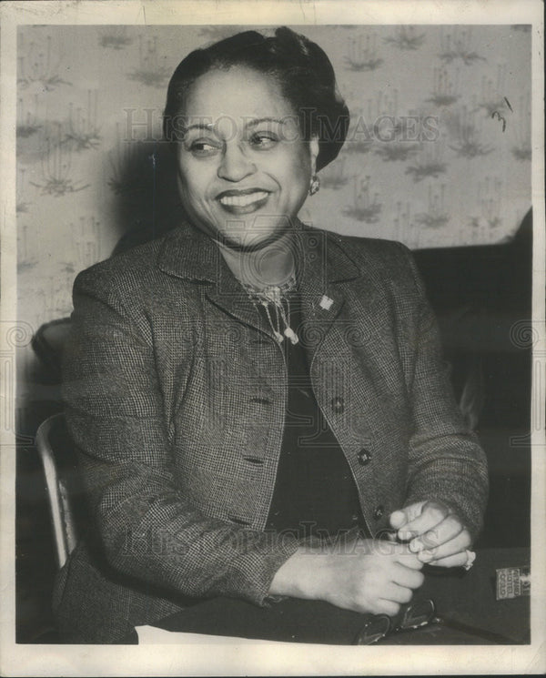 1960 Press Photo Mrs Edith Sampson - Historic Images