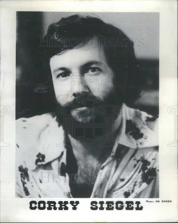 1977 Press Photo Corky Siegel piano and harmonica soloist - Historic Images