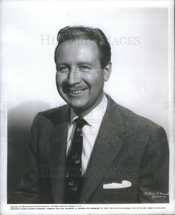 1956 Press Photo Cadillac Film Actor Arthur O'Connell Character Portra ...