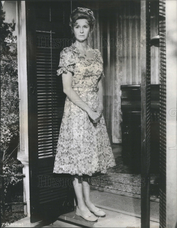 1965 Press Photo Geraldine Page Actress American Theater Stage Film Mo - Historic Images