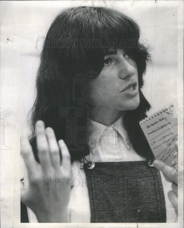 1971 Press Photo Pat Novick Al Raby - Historic Images