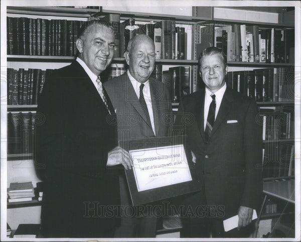 1968 Press Photo New Annex at Northwestern U. Richard Terrell,Cyrus Os ...