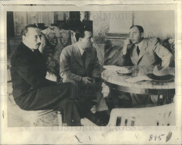Press Photo Hedy Kiesler Husband Fritz Mandl Ferdinand Stahremberg ...