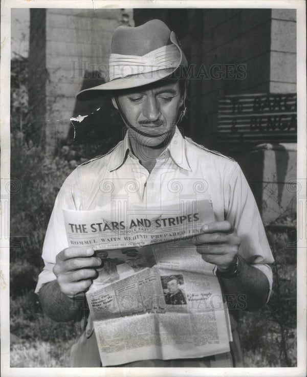 1955 Press Photo Australian Army officer David Niven The Firing Squad ...
