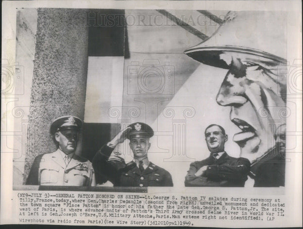 1949 Press Photo George Patton IV United States Army Major General ...