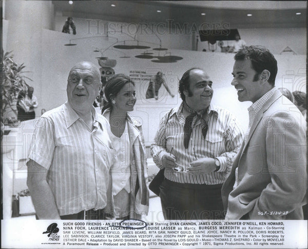 1971 Press Photo Otto Preminger Directing Such A Good Friends Dyan Can ...