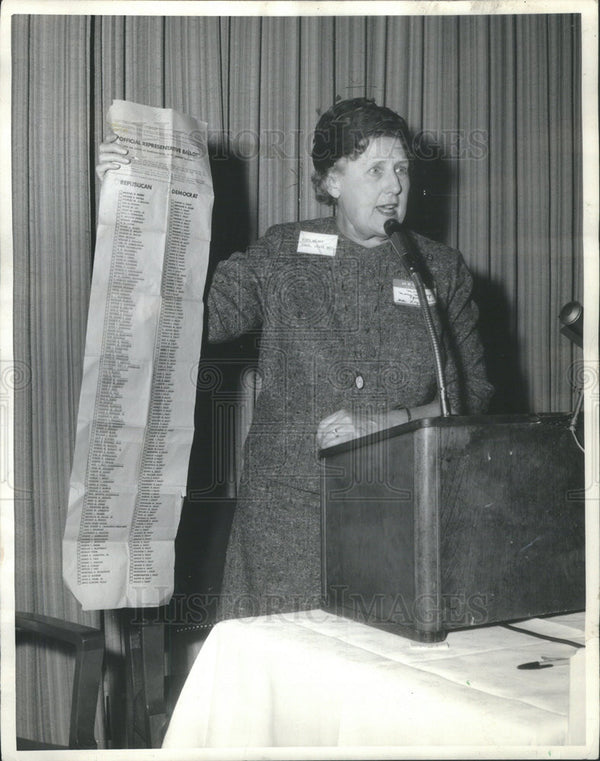 1964 Press Photo Mrs Mary Meany.candidate for House of Reps - Historic ...