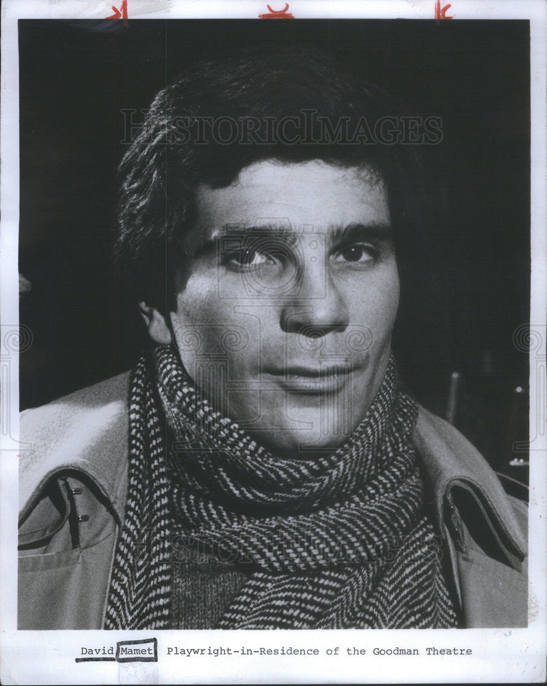 1985 Press Photo david magnet playwright - Historic Images