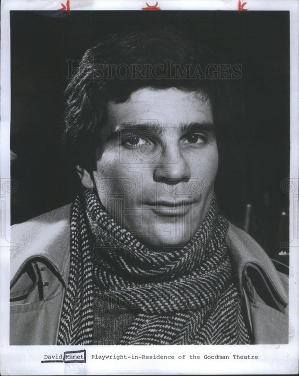 1985 Press Photo david magnet playwright - Historic Images