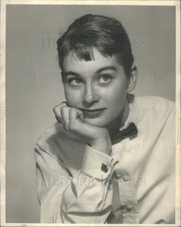 1954 Press Photo Nancy Malone,stage actress - Historic Images