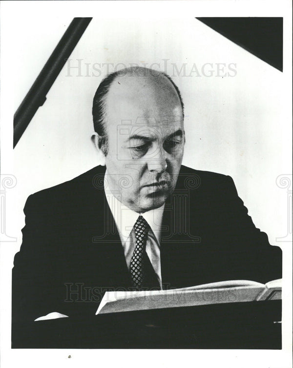1989 Press Photo Ivan Moravec Czech Concert Pianist Orchestra Hall All ...