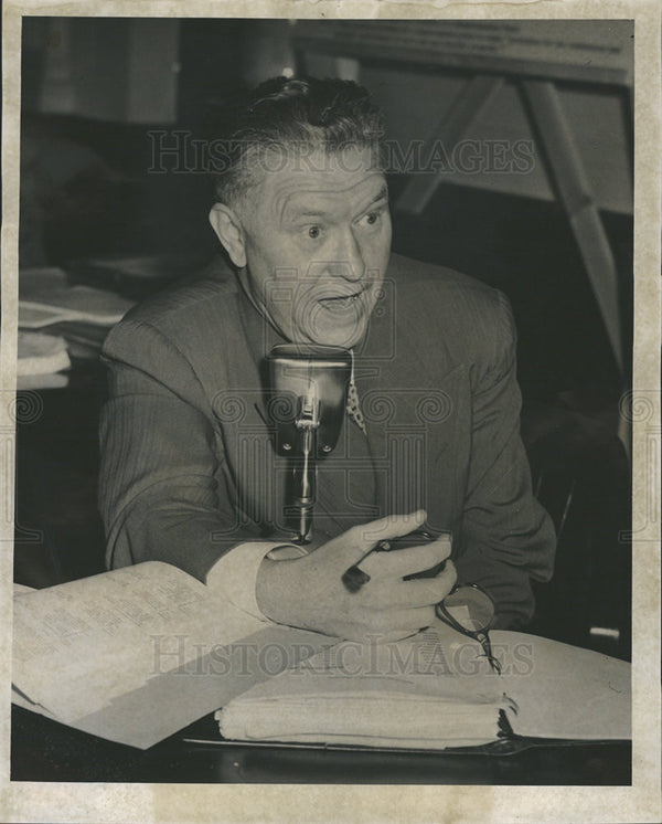 1951 Press Photo Walter McCarter Chicago Transit Authority General Man ...