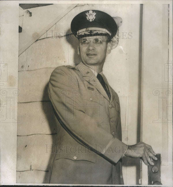 1957 Press Photo Colonel John C. Nickerson/Court Martial - Historic Images