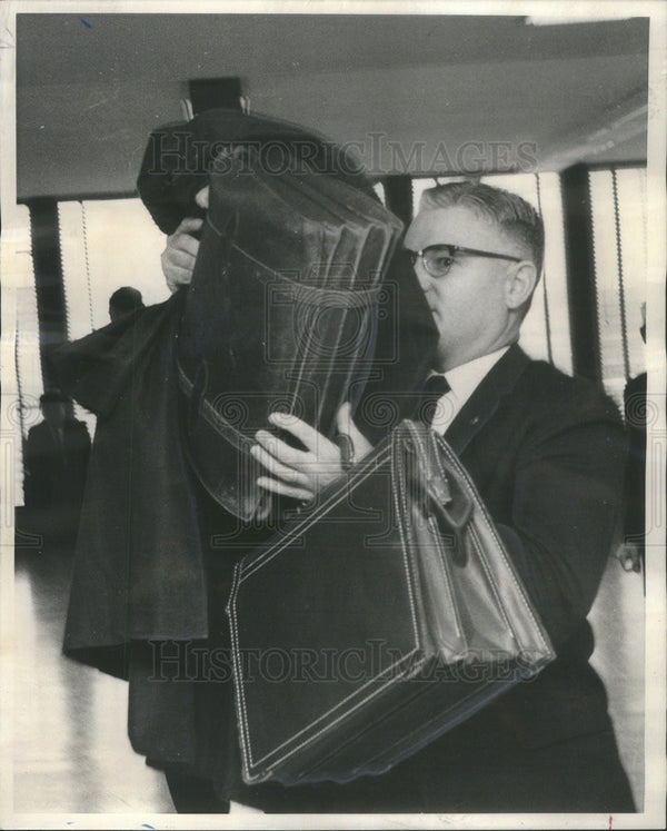 1965 Press Photo James Lytle Witness in William G. Stratton Oil Invest ...