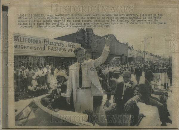 1966 Press Photo Robert Sargent Shriver American Democratic Politician ...