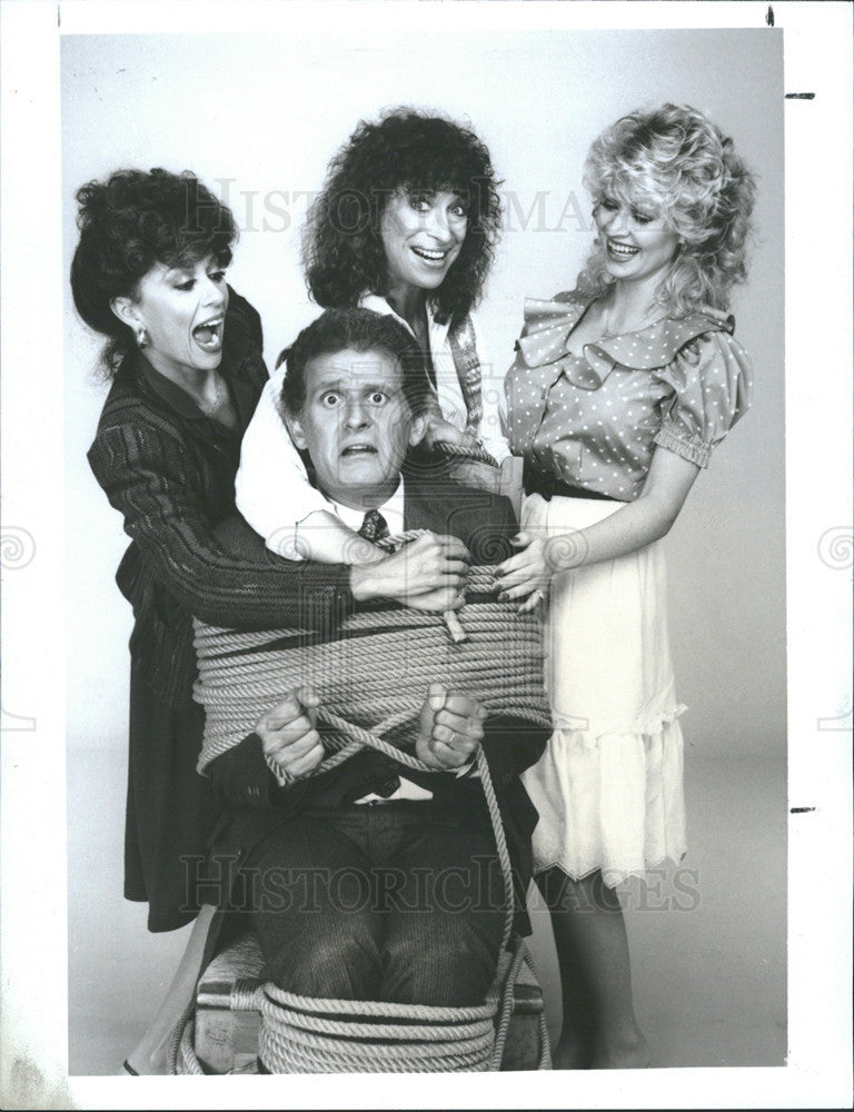 1982 Press Photo Rita Moreno, Valerie Curtin, Rachel Dennison & Peter ...