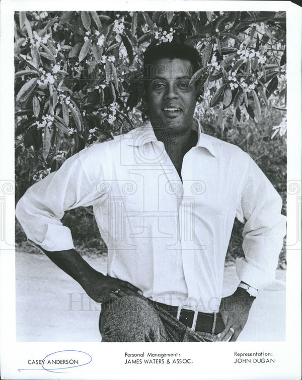1971 Press Photo Casey Anderson Folk Music Singer And Guitarist At Pla ...