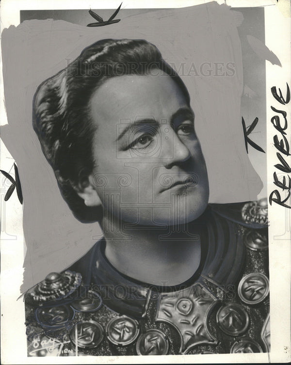 1958 Press Photo Bavarian Opera Tenor Karl Liebl as Tristan - Historic ...