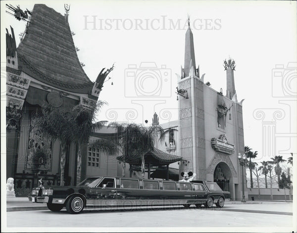 1989 Press Photo Walt Disney World Mickey Mouse Limouseine MGM Studios ...