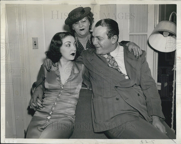 1939 Press Photo King Levinsky will marry Fritzie bey with Lena Levins ...