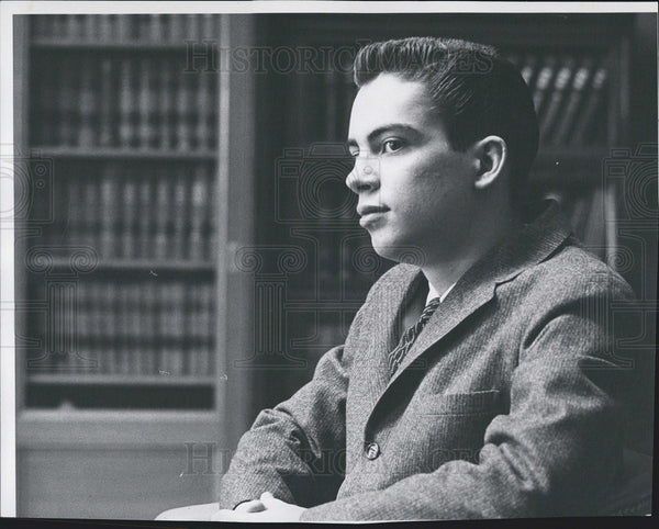 1962 Press Photo Killer Bruce Boggess Seated Wearing Suit Jacket ...