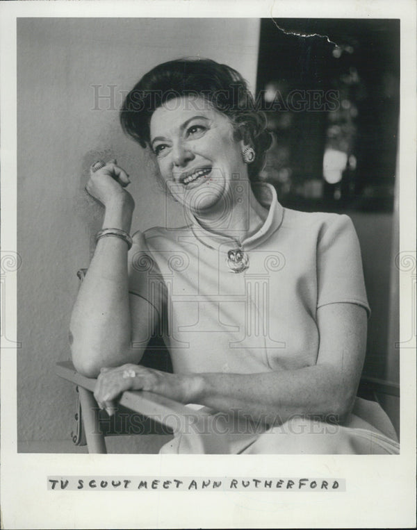 Ann Rutherford Television Radio Film Movie Actress 1972 Vintage Press ...