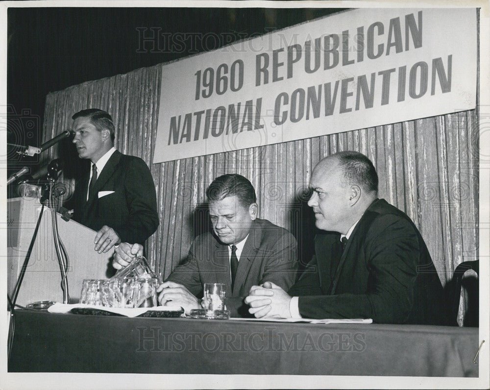 Charles Percy address members of GOP platform committee 1960 Vintage ...