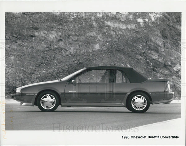 Chevrolet Beretta Convertible Automobile 1990 Model 1990 Vintage Press ...