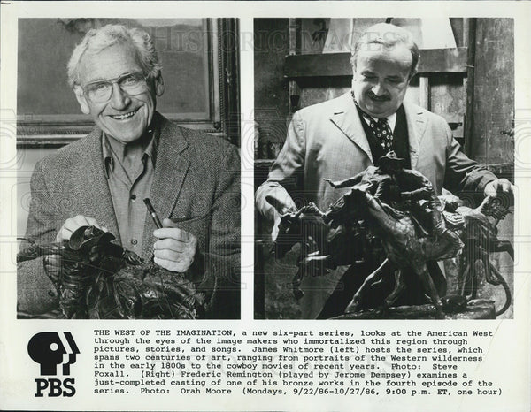 James Whitmore, Steve Foxall 1986 Vintage Press Photo Print - Historic ...