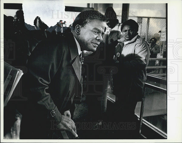 Harold Washington Election Campaign mayor Undated Vintage Press Photo ...
