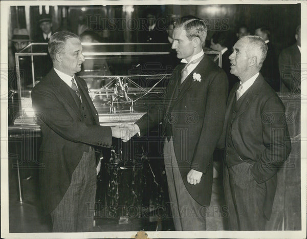 Andre Lefevre, John D Rockefeller III, Col Arthur Woods 1933 Vintage ...