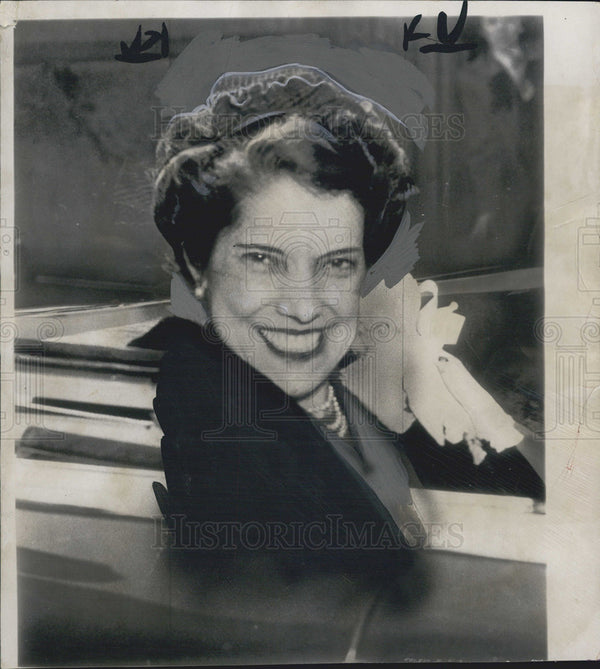 Mrs. Jean MacArthur New York 1951 Vintage Press Photo Print - Historic ...
