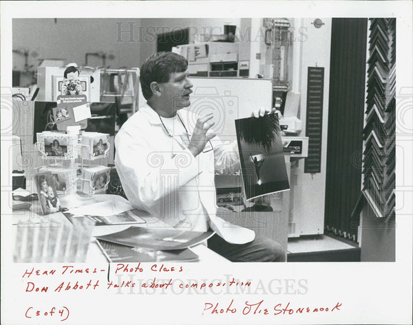 Don Abbott's A-One Hour Photo Classes Undated Vintage Press Photo Print ...