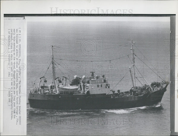 Russian fishing trawler Obdorsk Florida nets 1964 Vintage Press Photo ...