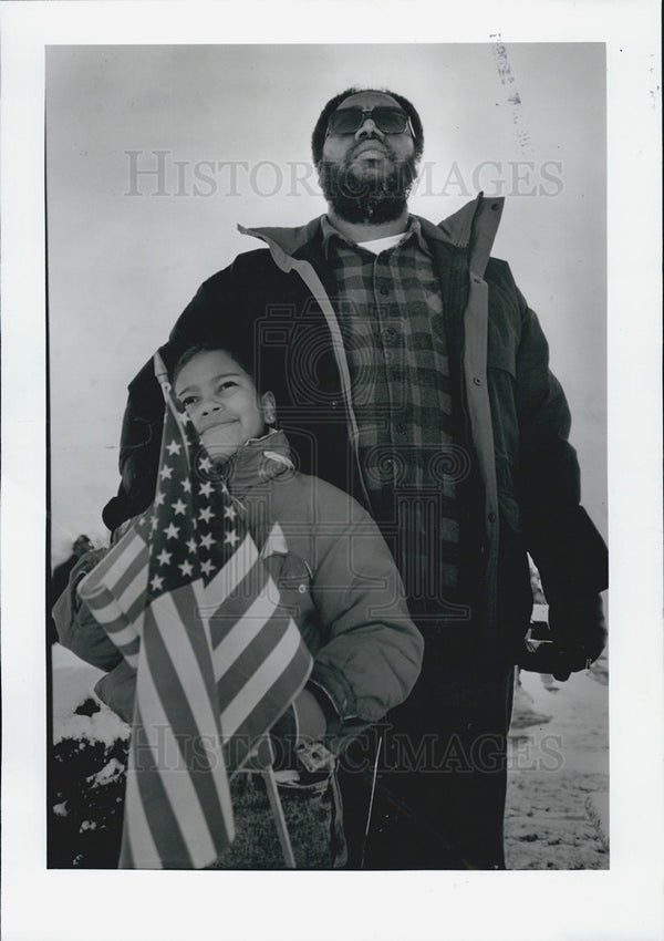 John Patton Lewis and daughter Kathleen at MLK Parade in Denver 1991 ...