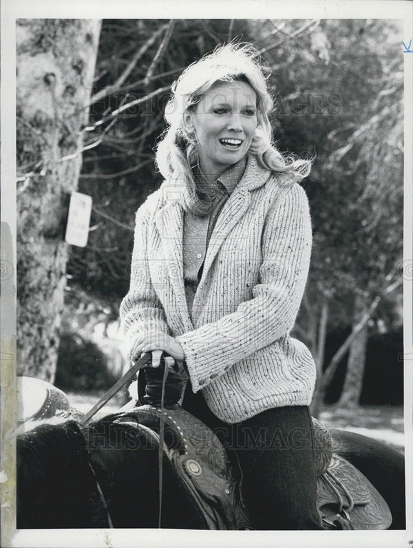 Actress Susan Anspach Riding Horse 1980 Vintage Press Photo Print ...
