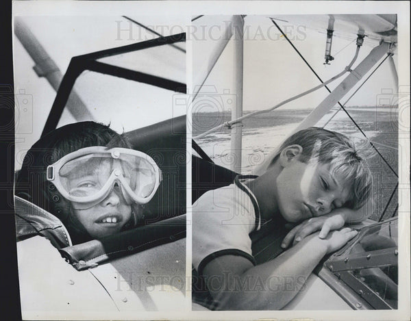 Peter and Tommy Conrad enjoying open flying with their dad. 1966 ...