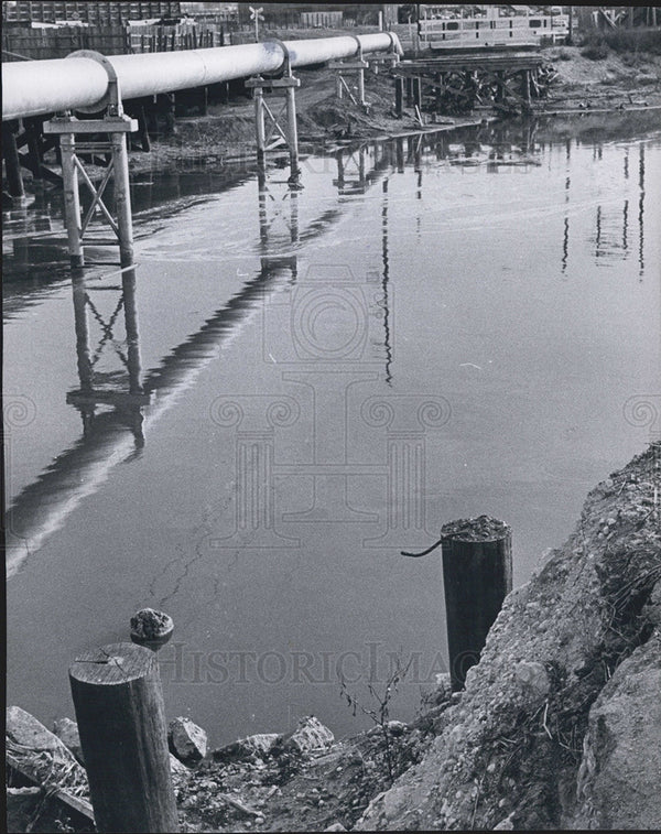 Floodwaters damage the bridge at E 52nd Ave and Franklin St Denver 1965 ...
