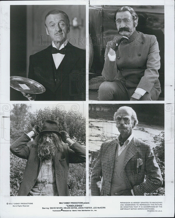 David Niven, Helen Hayes and Jodi Foster in Candleshoe 1978 Vintage ...