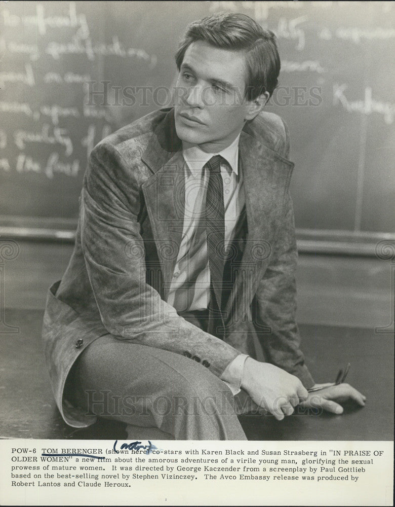 In Praise Of Older Women Film Actor Tom Berenger On Desk Scene 1979 ...