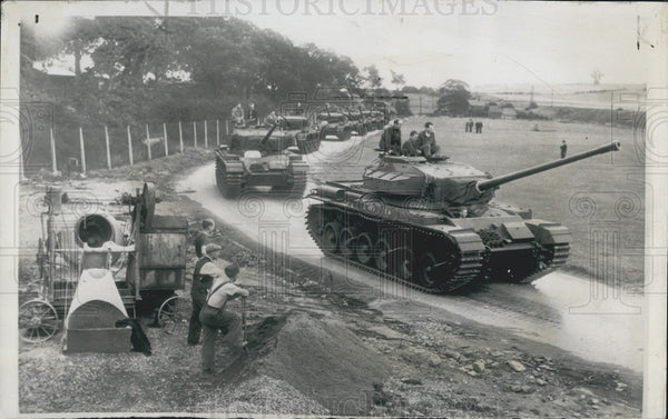 The Centurion 50 Ton Tank 1950 Vintage Press Photo Print - Historic Images