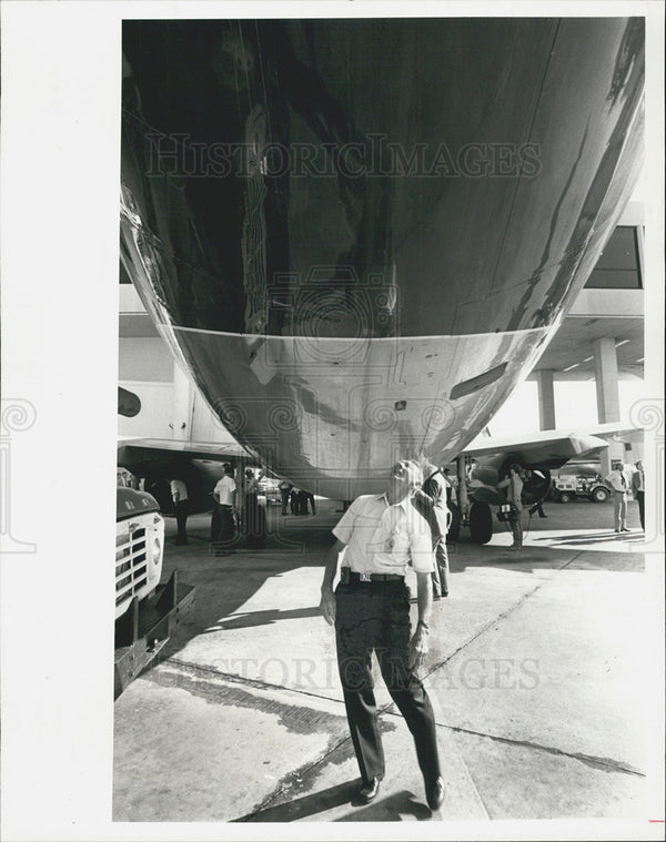 US Air Boeing 737-300 Tampa Harold Kaufman 1984 Vintage Press Photo ...