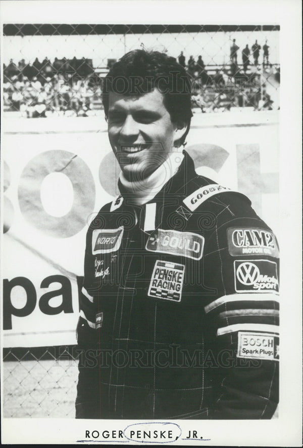 Race driver Roger Penske Jr 1982 Vintage Press Photo Print - Historic ...