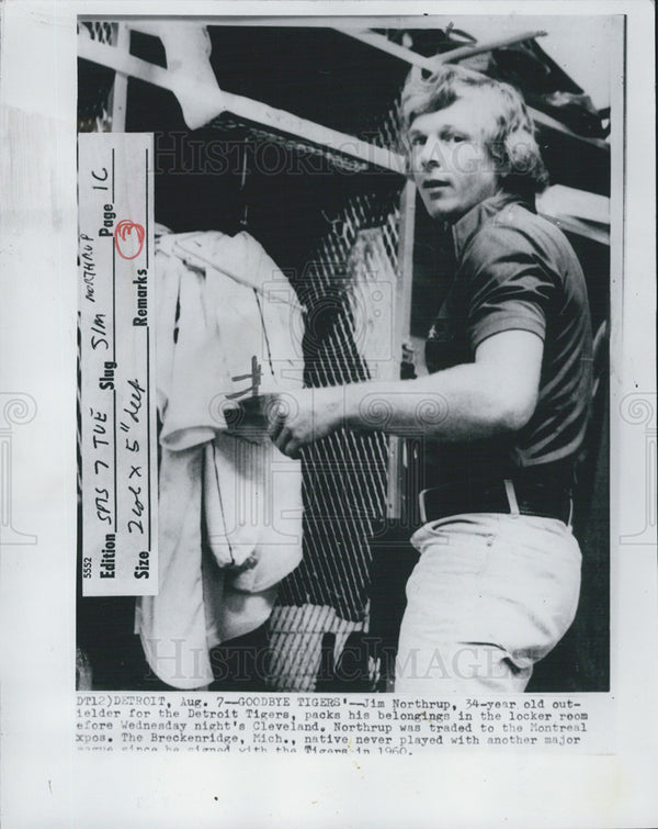 Jim Northrup of Detroit Tigers, gets traded 1957 Vintage Press Photo ...