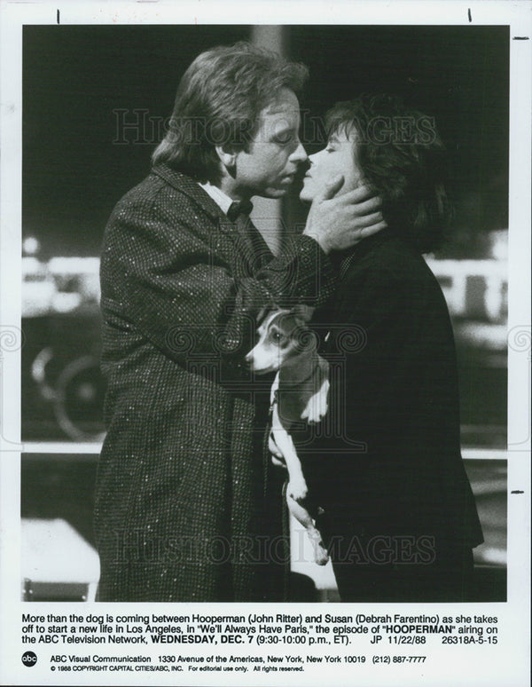 Actors John Ritter And Debrah Farentino Starring In "Hooperman" 1988 ...