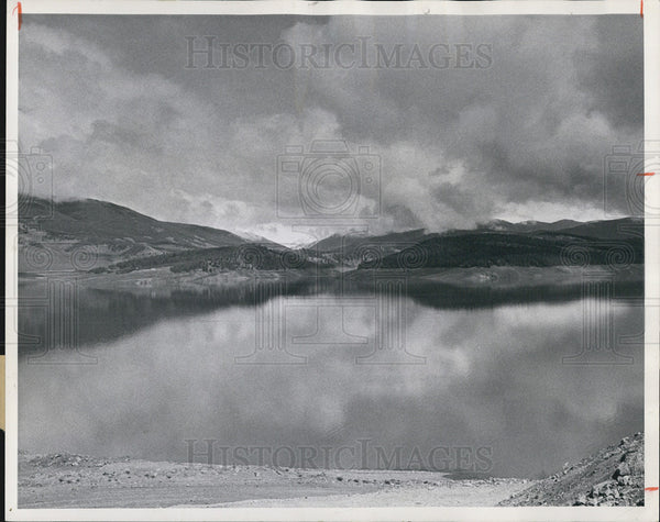 Dillon Dam on Blue River in Colorado 1965 Vintage Press Photo Print ...