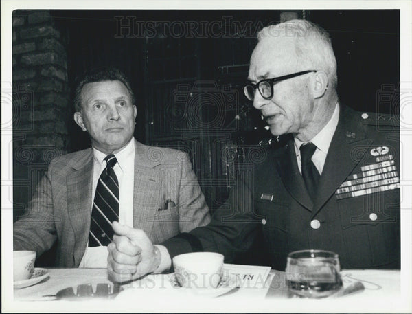Army Head Football Coach Lou Saban, Lt Gen Andrew Goodpaster Undated ...