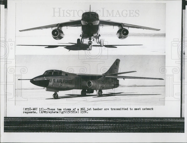 B66 Jet Bomber 1956 Vintage Press Photo Print - Historic Images