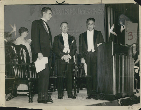 John D Rockefeller III, Charles Dewey, Raymond Fosdick 1932 Vintage ...